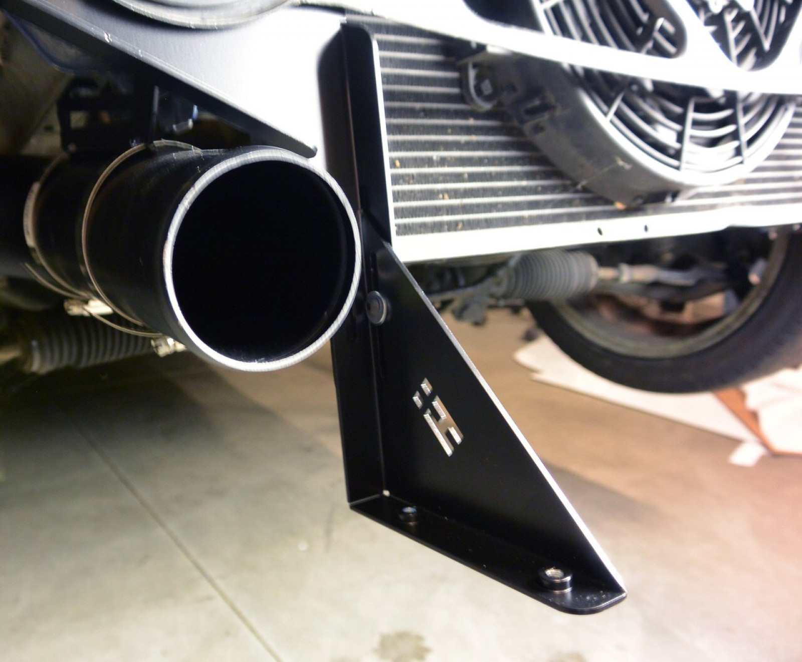 HARD Motorsport BMW E36 Front Splitter Support Bracket | BE RACING TUNING